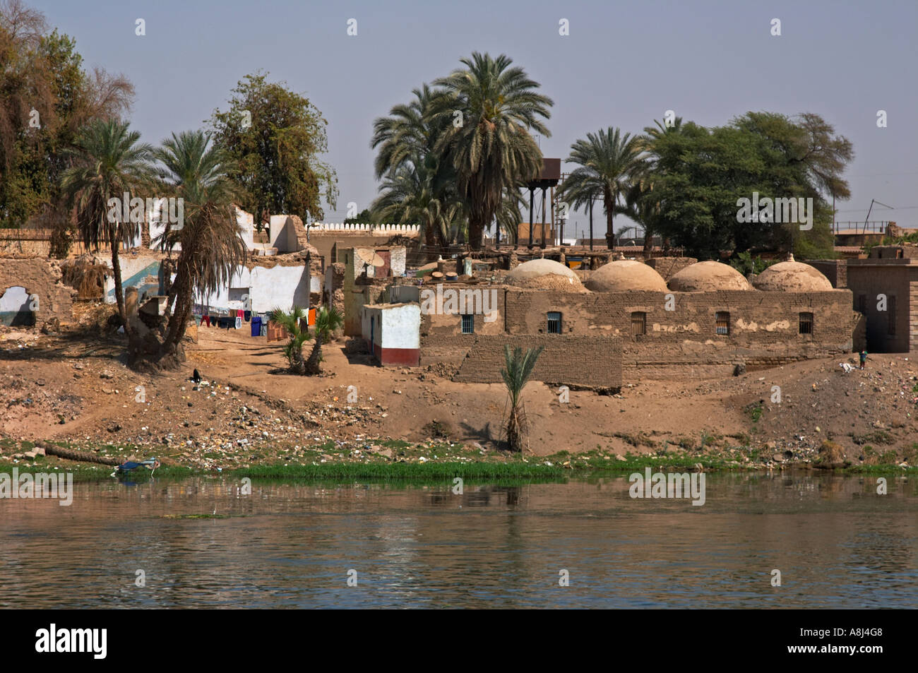 Homes on the River Nile Stock Photo - Alamy