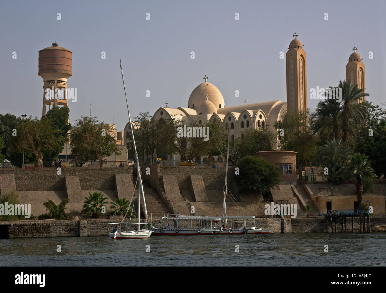 Egyptian Coptic Church in Luxor Egypt Stock Photo - Alamy