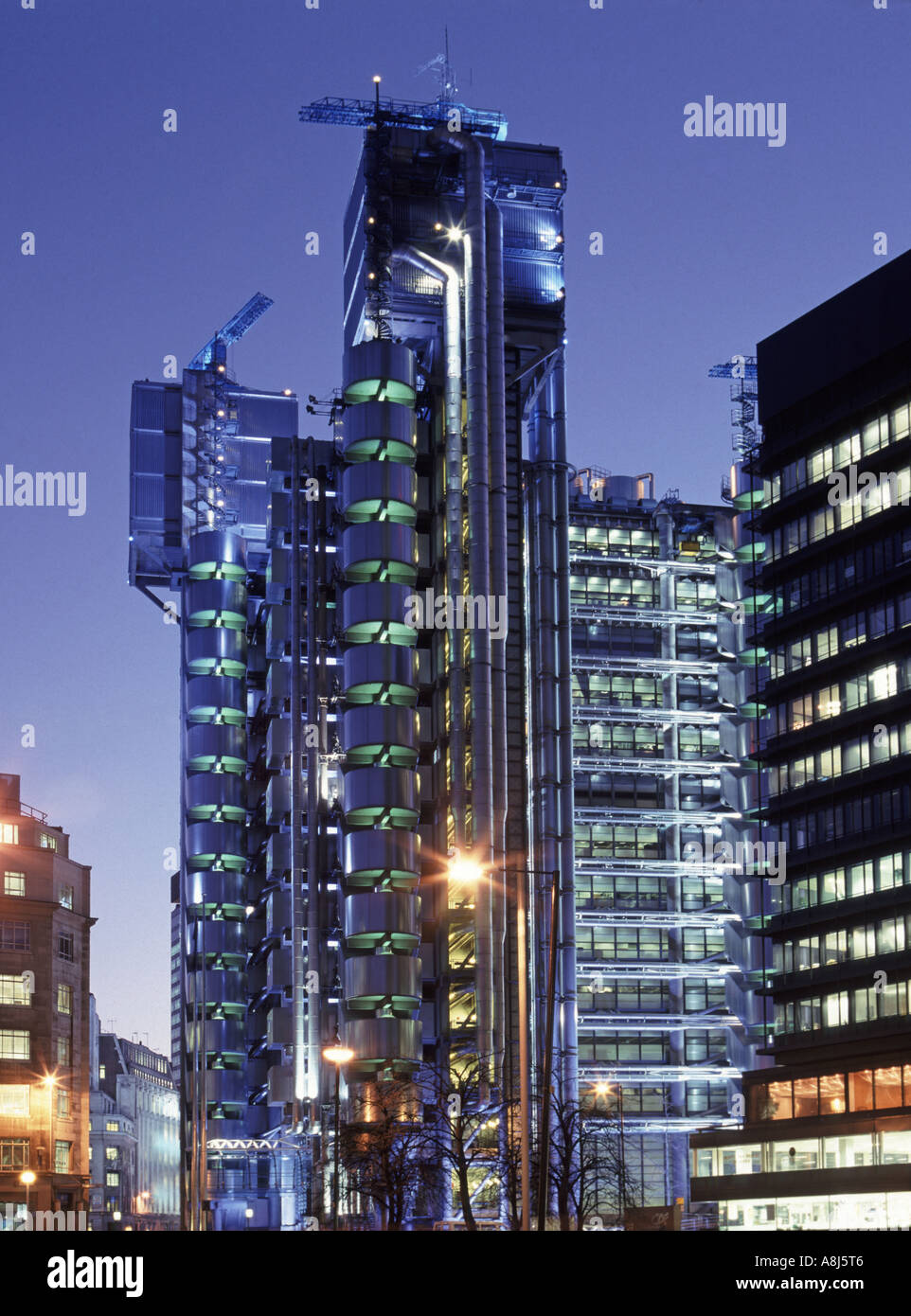 City of London Lloyds of London building at Number 1 one Lime Street ...