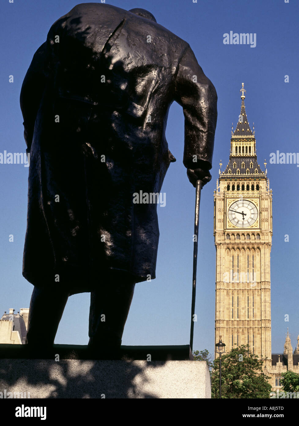London City of Westminster Parliament Square statue of Sir Winston ...