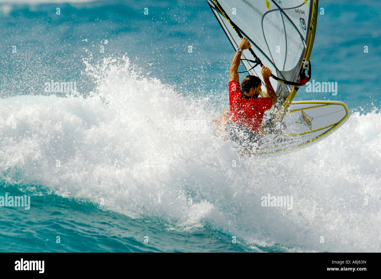Barbados windsurfing hi-res stock photography and images - Alamy