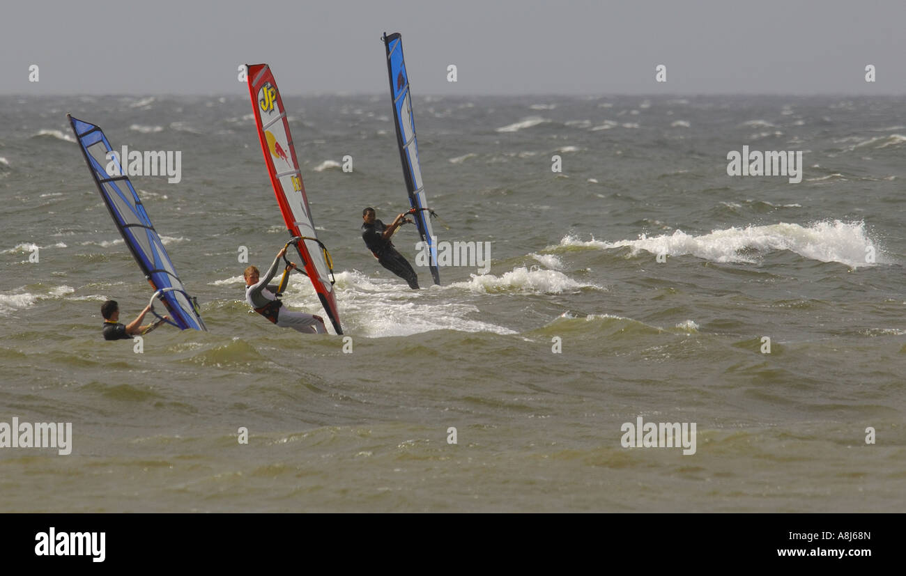 Windsurfer sea action shorts hi-res stock photography and images - Alamy