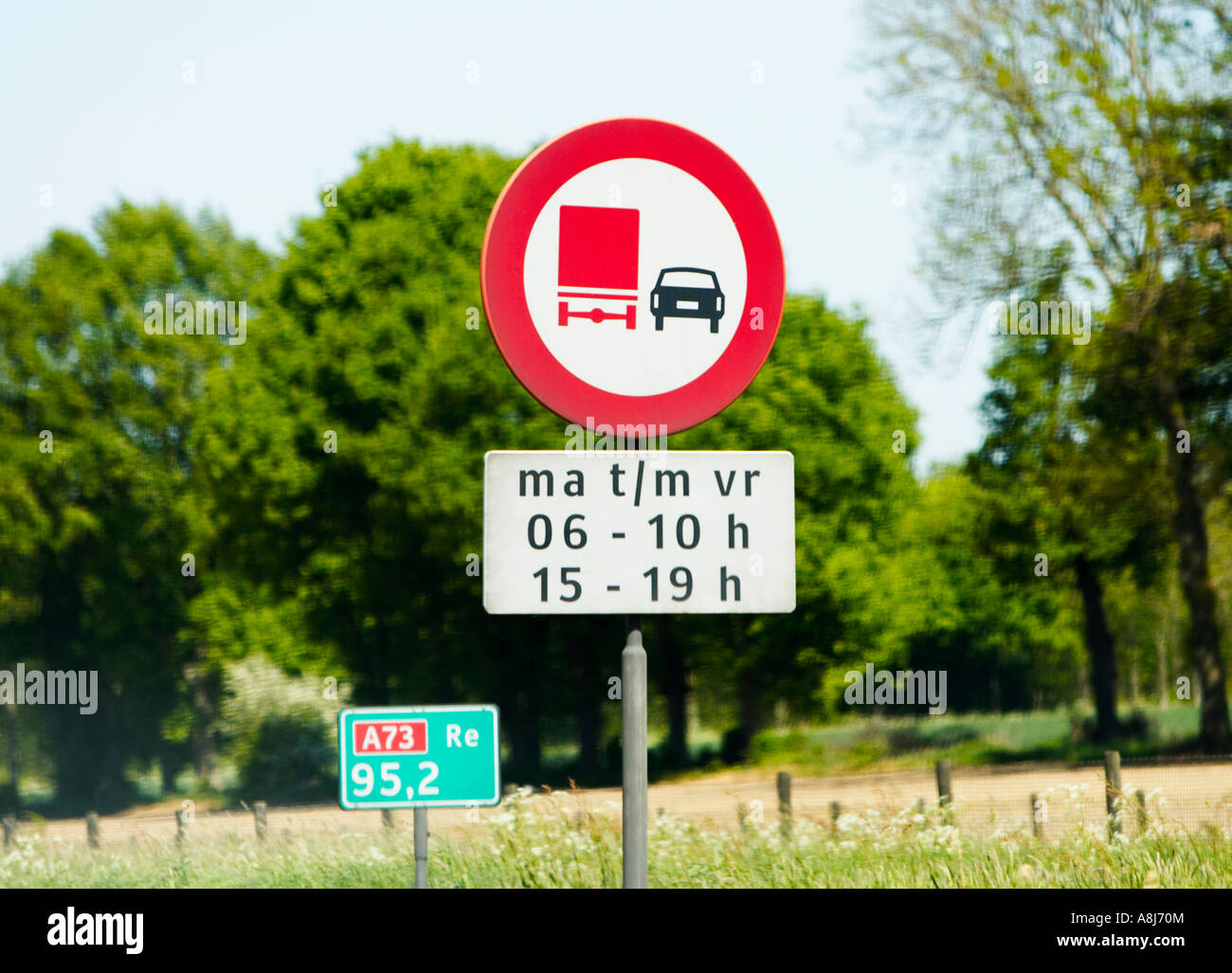 Lorry Motorway Road Sign High Resolution Stock Photography and Images ...