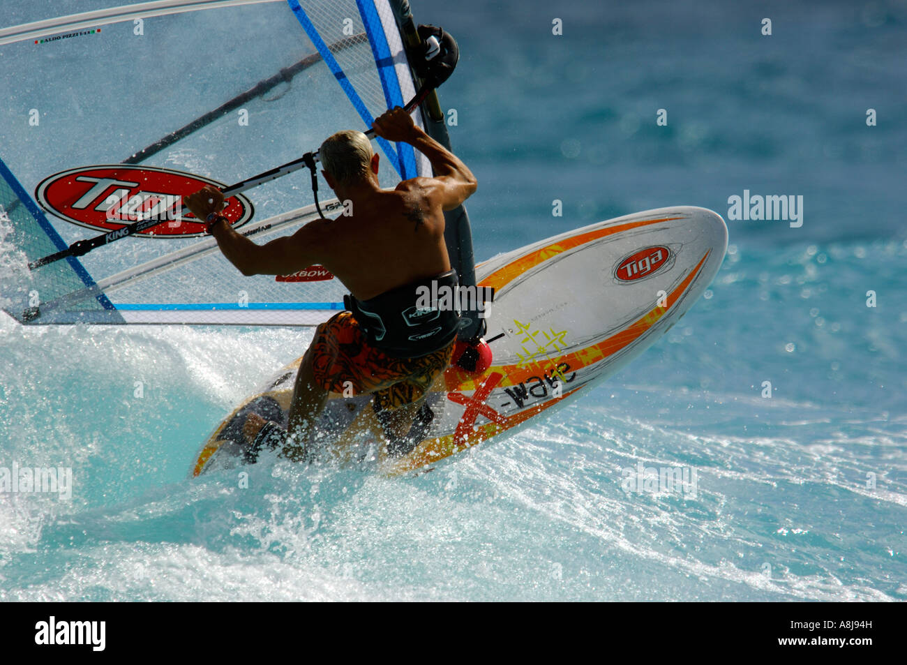 Barbados windsurfing hi-res stock photography and images - Alamy