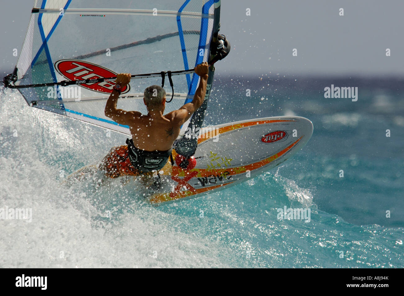 Barbados windsurfing hi-res stock photography and images - Alamy