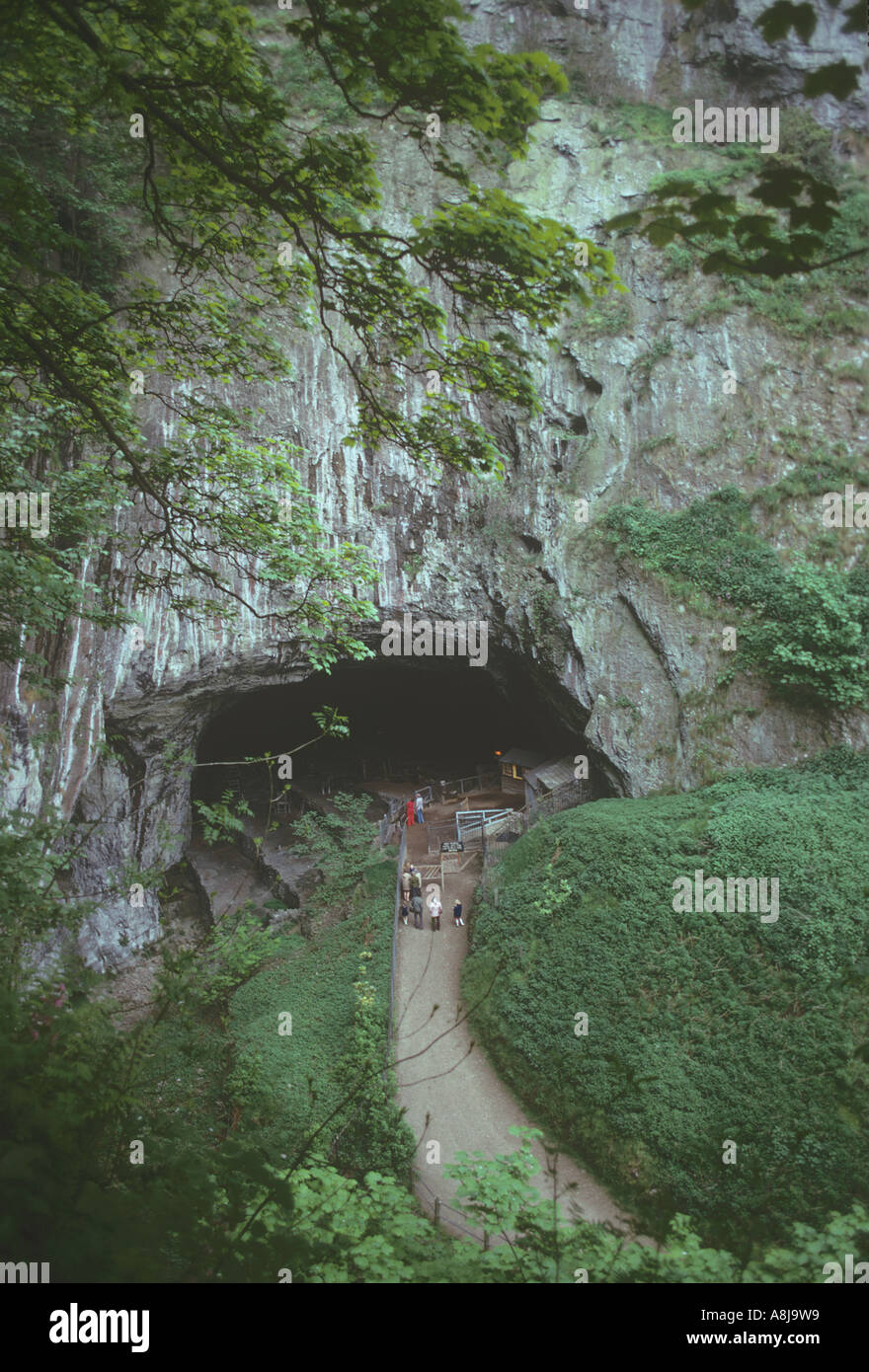 Peak Cavern Castleton Stock Photo - Alamy