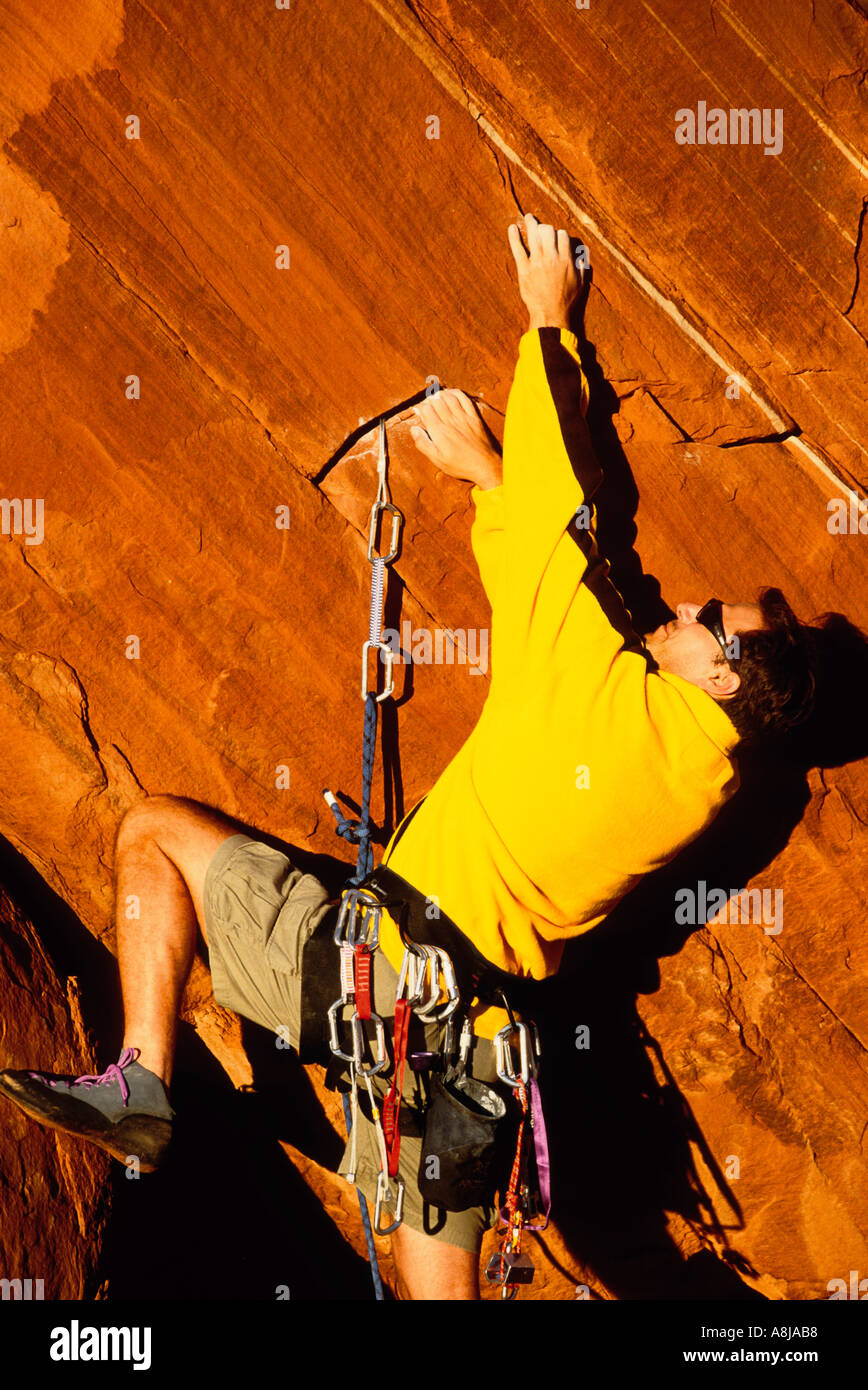 rock climbing Stock Photo - Alamy