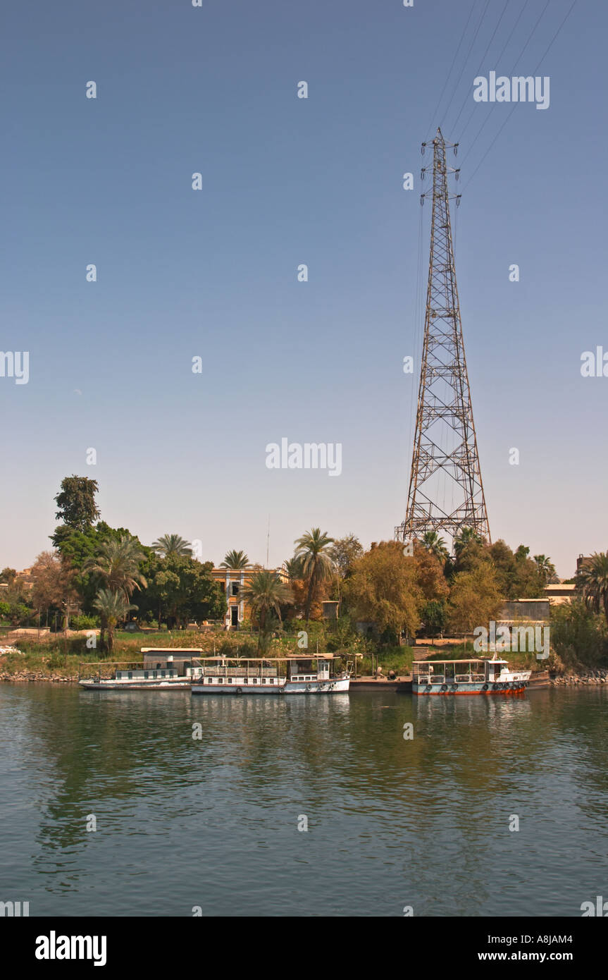 Banks nile from cruise ship hi-res stock photography and images - Alamy
