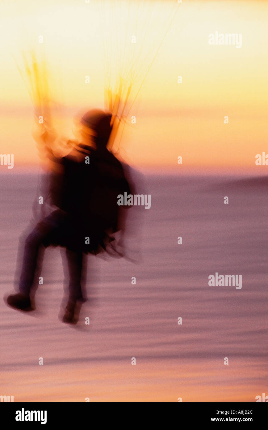 Man parachuting plane hi-res stock photography and images - Alamy