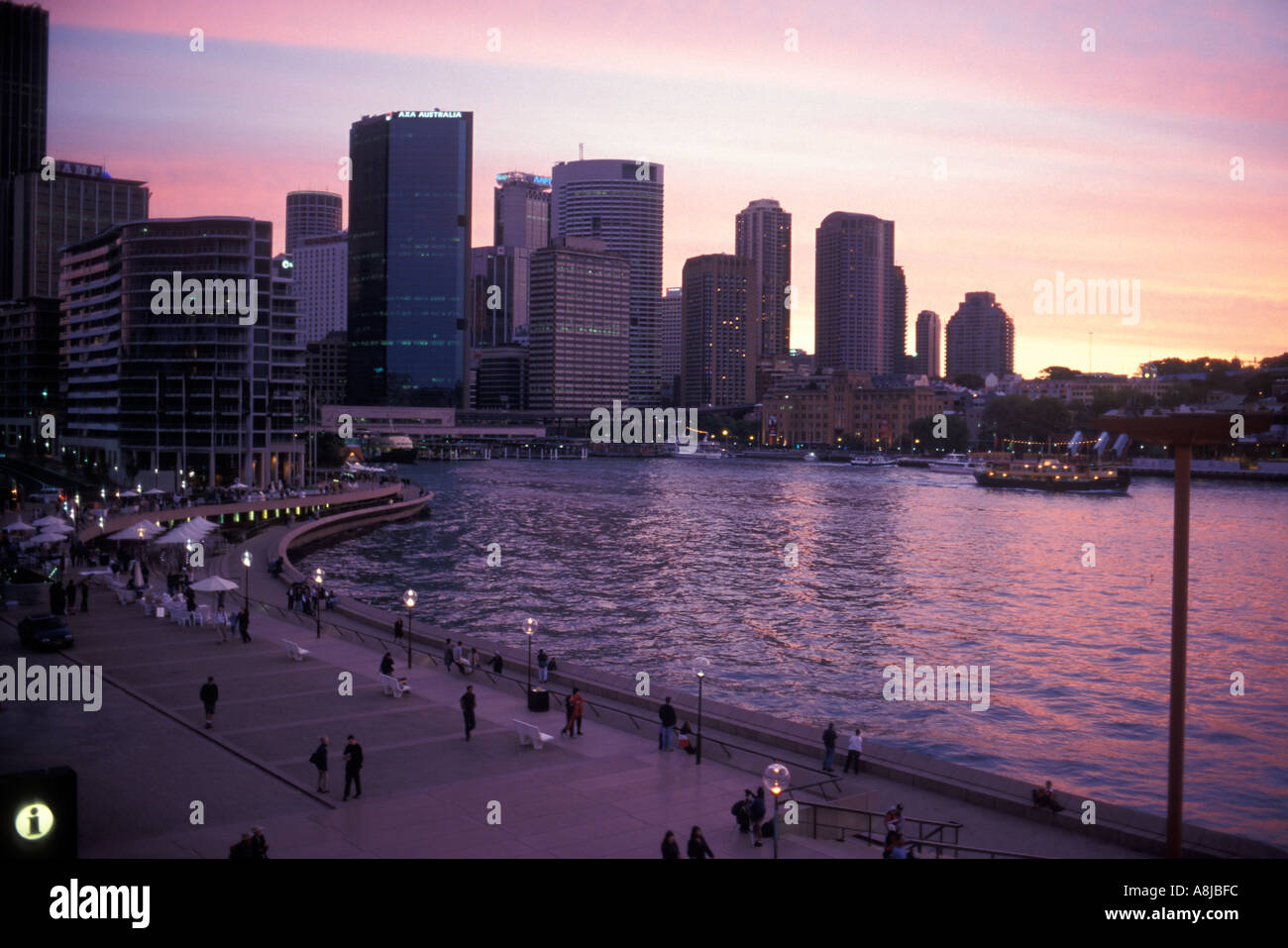 Circular Quay Sydney AUSTRALIA from the Opera House Stock Photo - Alamy