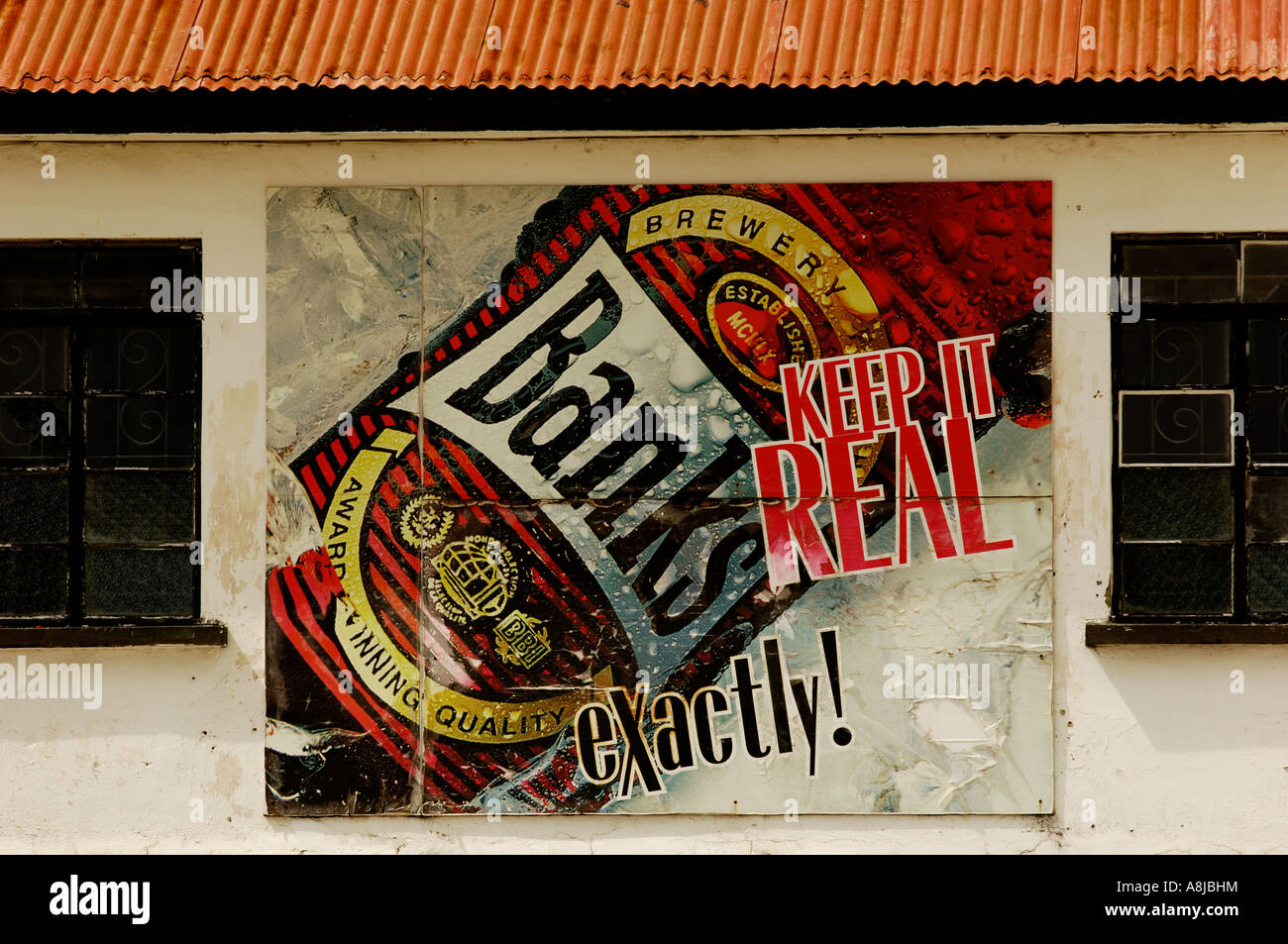 Place Barbados Caribbean Banks Beer Stock Photo - Alamy