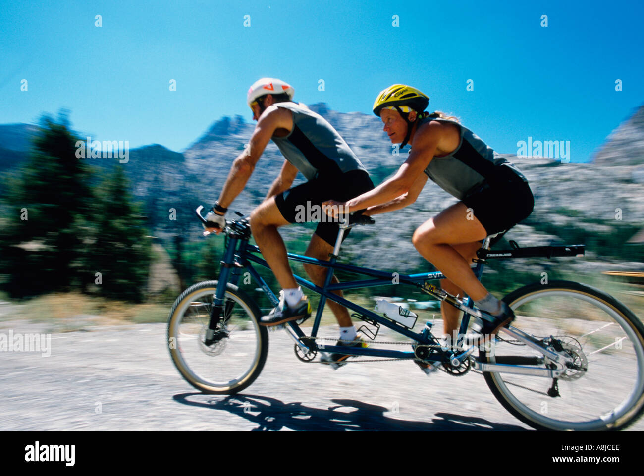 Tandem mountainbike hi-res stock photography and images - Alamy