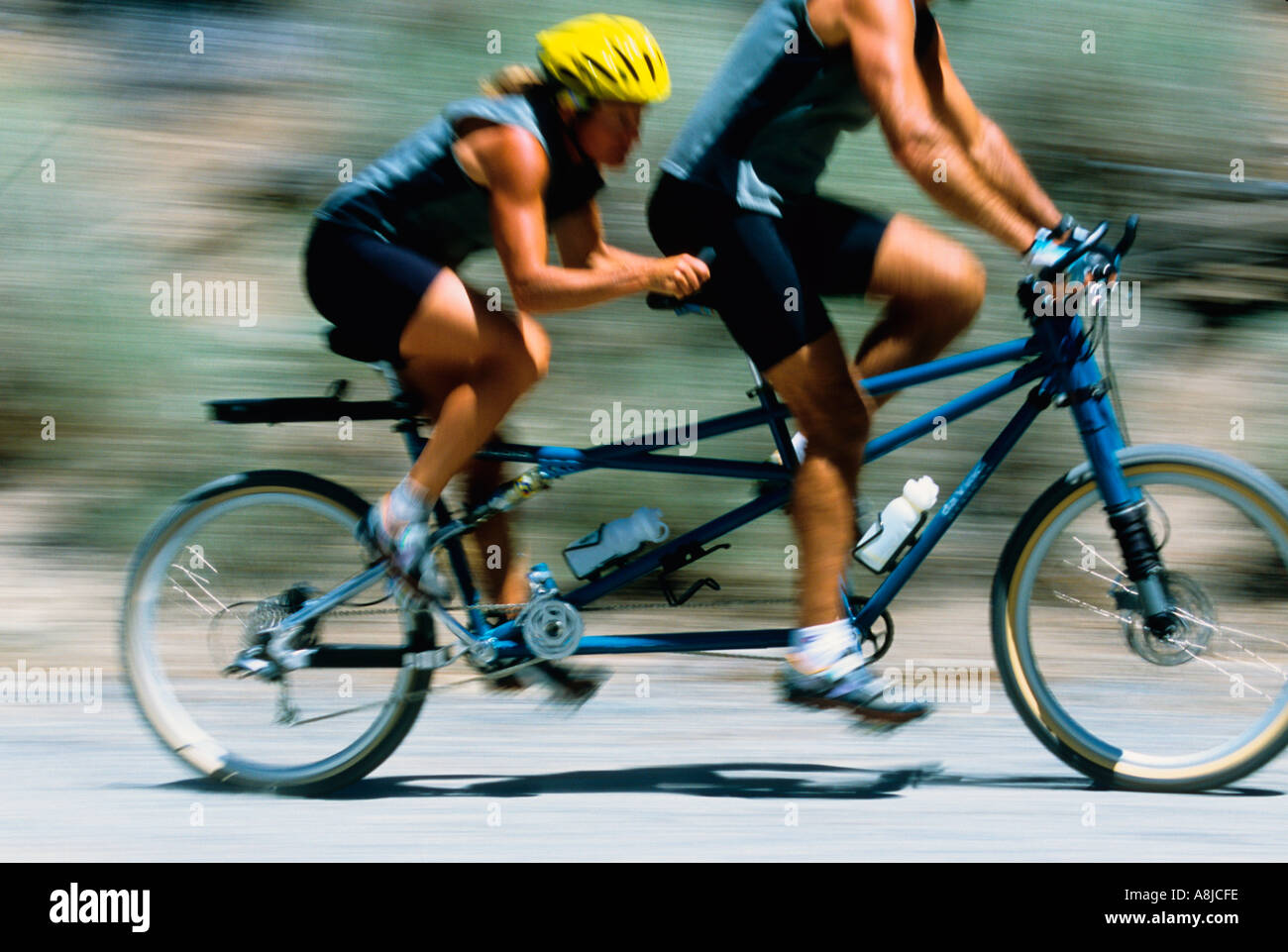 Tandem mountainbike hi-res stock photography and images - Alamy