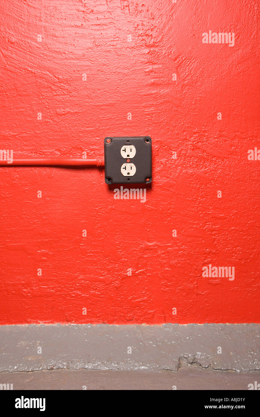Three prong plug wall hi-res stock photography and images - Alamy