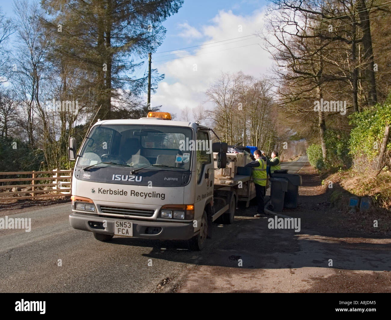 Rubbish truck stirling hi-res stock photography and images - Alamy