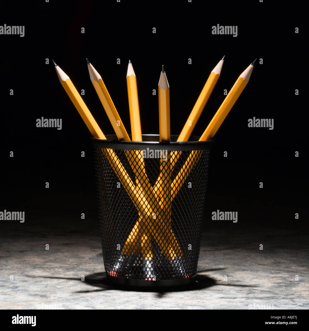 Wire pencil holder hi-res stock photography and images - Alamy