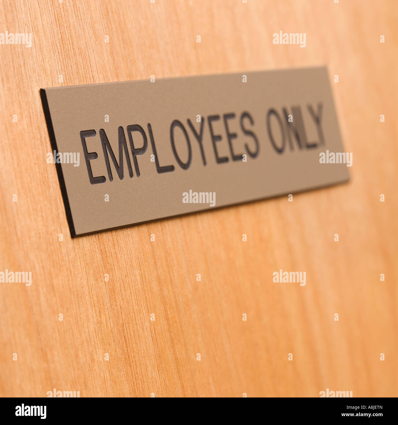 Employees only door hi-res stock photography and images - Alamy