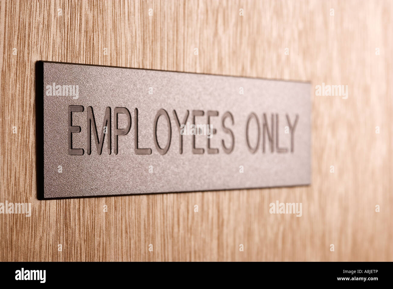Employees only door hi-res stock photography and images - Alamy