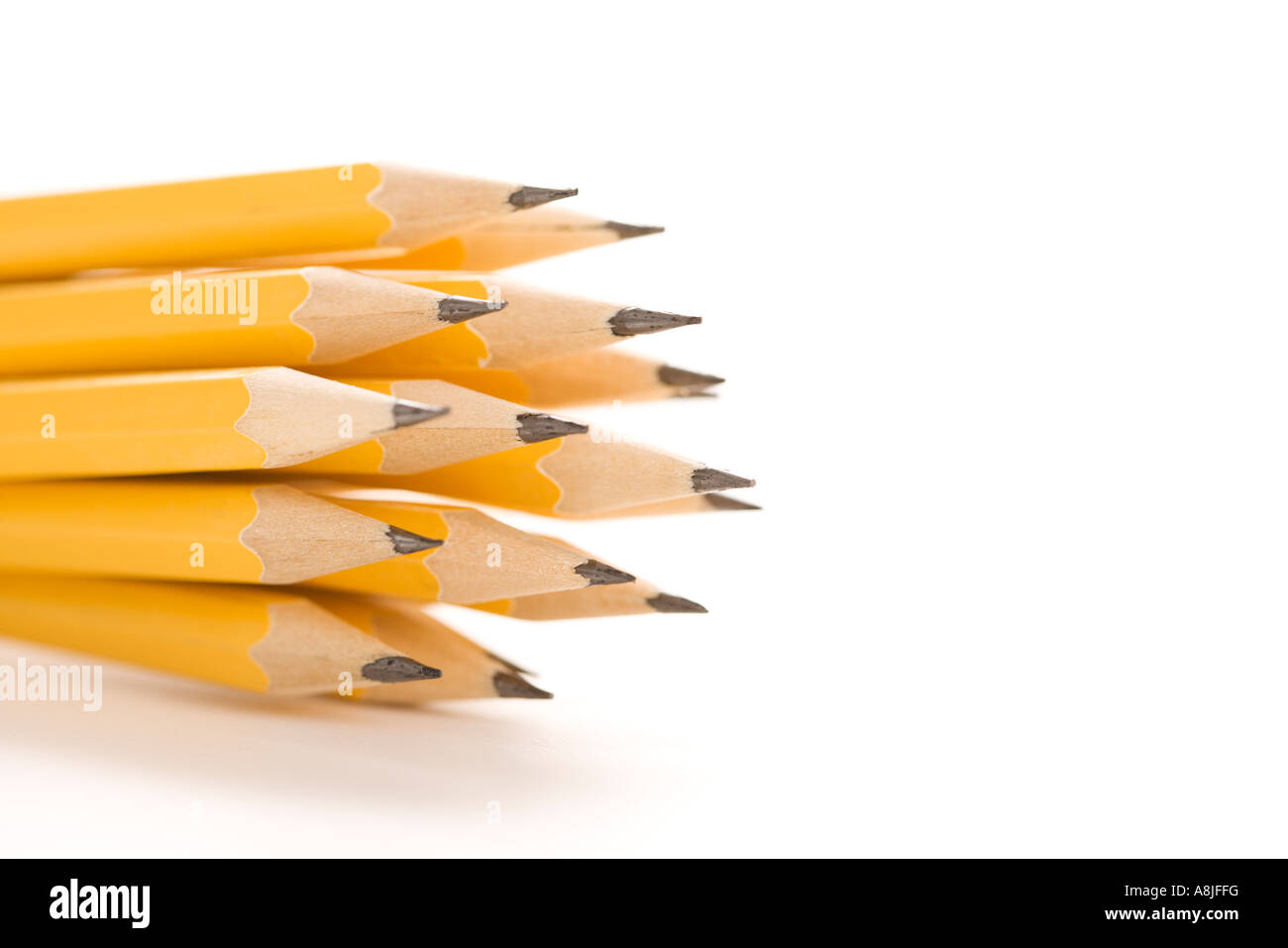 Group of sharp pencils Stock Photo - Alamy