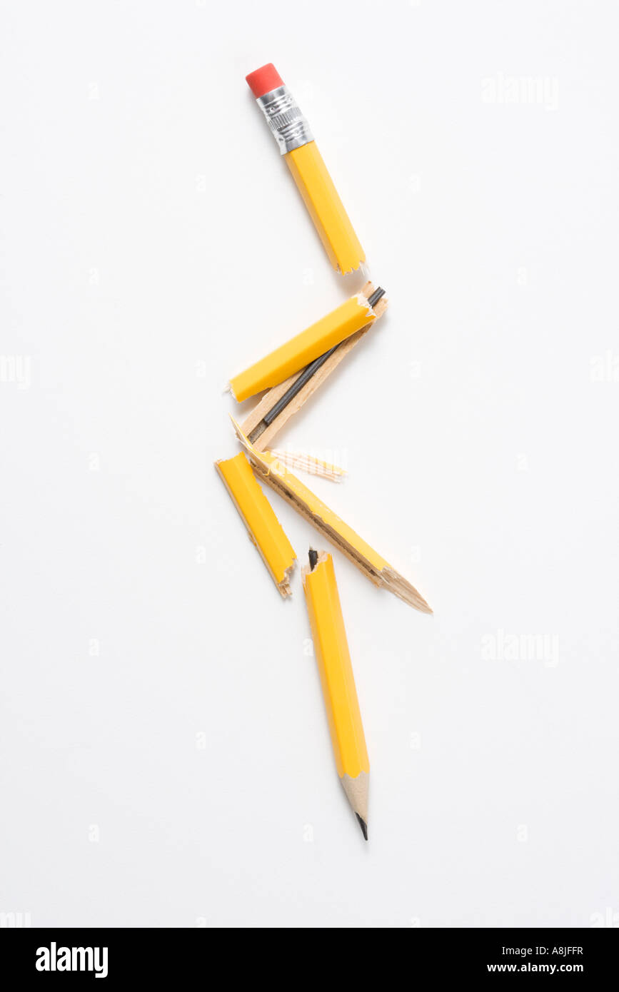 Broken colour pencils hi-res stock photography and images - Alamy