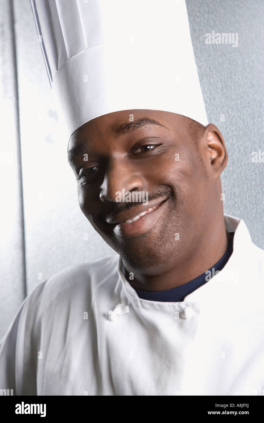 Chef wearing uniform african american hi-res stock photography and ...