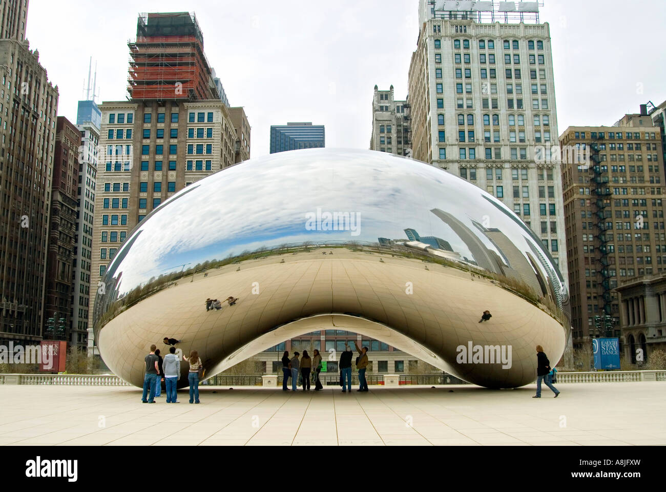 Chicago Bean & Michigan Ave. Buildings Stock Photo - Alamy