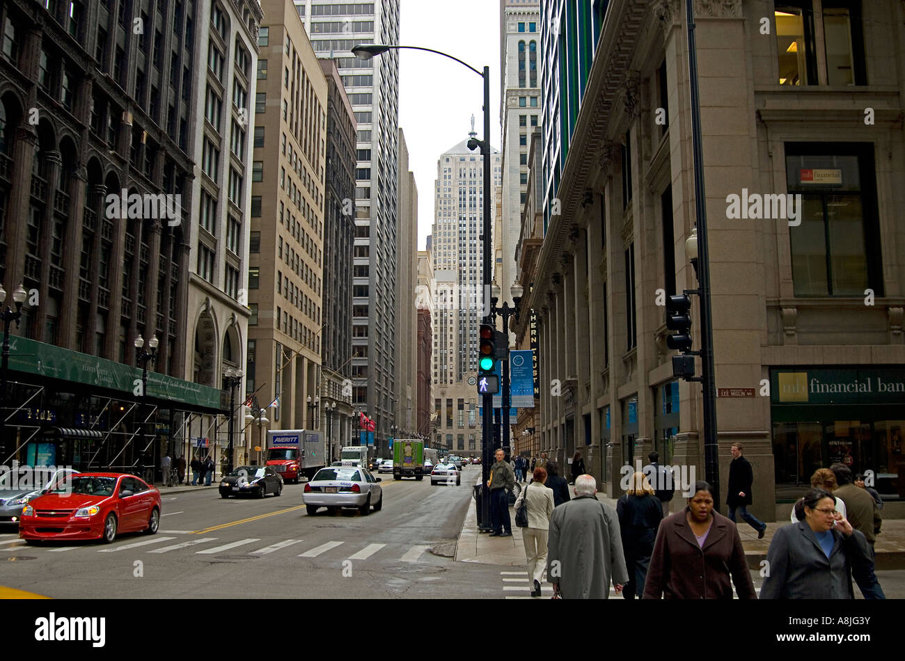 South la salle street hi-res stock photography and images - Alamy