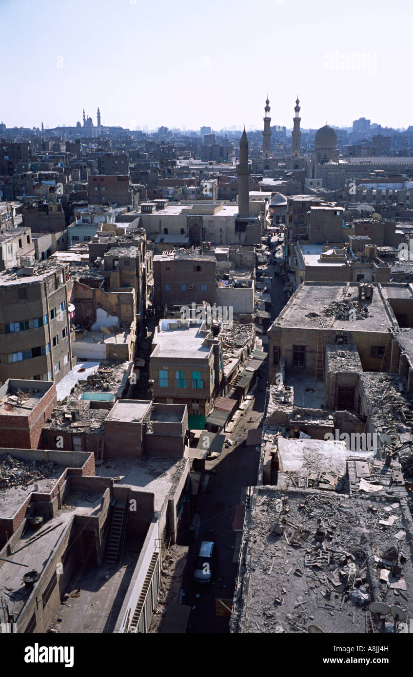 Rooftops and minaret towers. Cairo, EGYPT Stock Photo - Alamy
