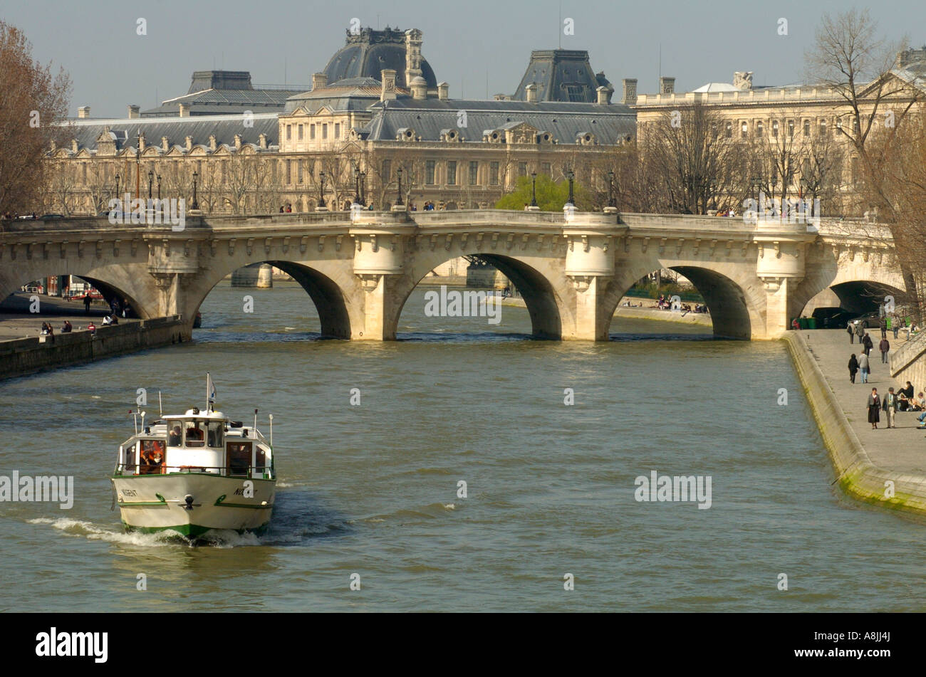 Bateaux-Mouche on the River Seine, Paris, France Stock Photo - Alamy