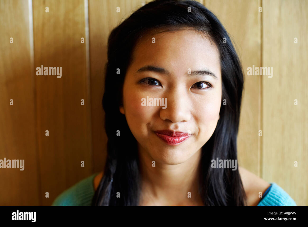 Females grinning hi-res stock photography and images - Alamy