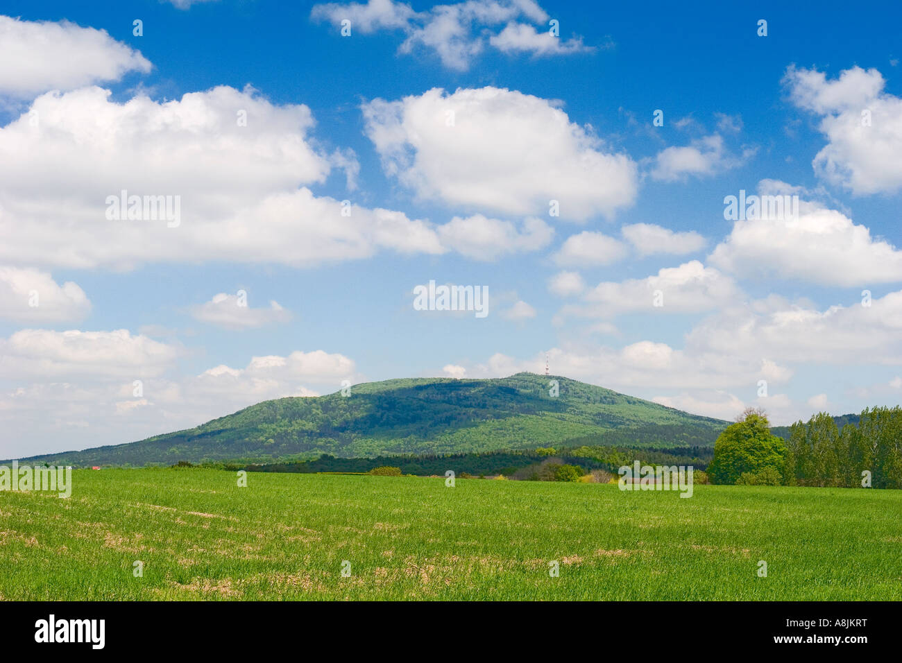 Sleza Mountain in the springtime Lower Silesia Poland Stock Photo - Alamy