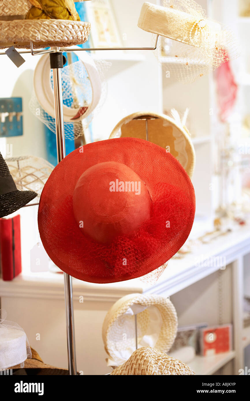 Hats displayed hi-res stock photography and images - Alamy