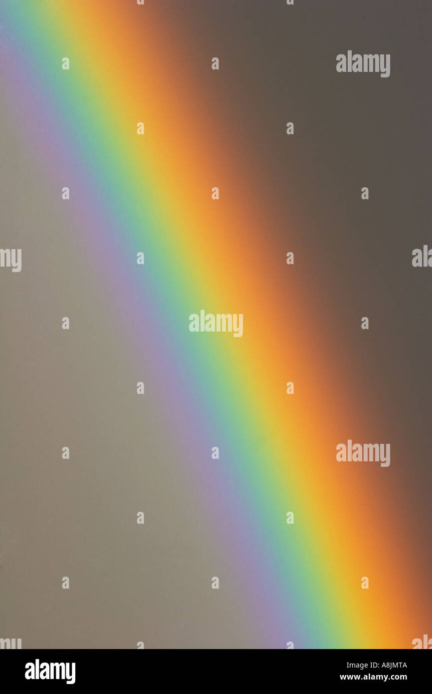 Extreme closeup of a Rainbow Stock Photo - Alamy