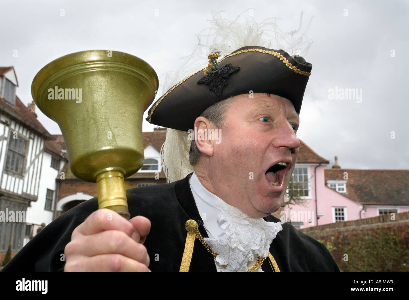 Travel colchester town crier bell ringing shout shouting voice hi-res ...