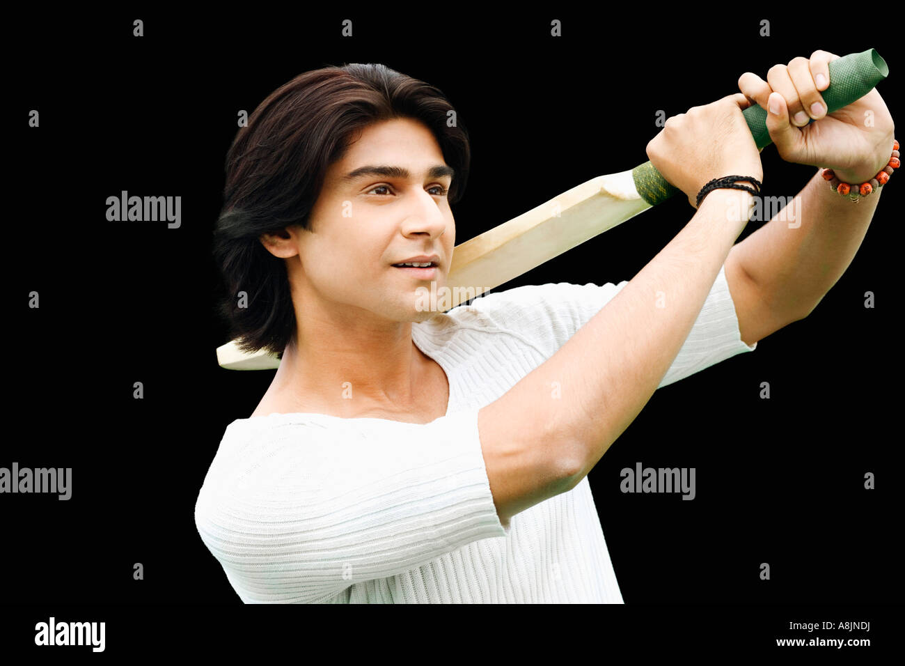 Black man playing cricket hi-res stock photography and images - Alamy