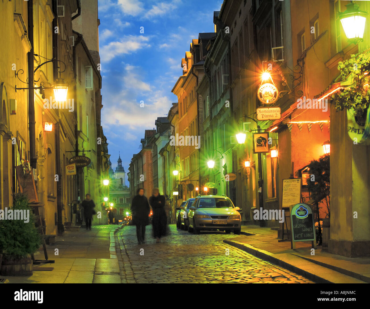 The Piwna Street Warsaw Stock Photo - Alamy