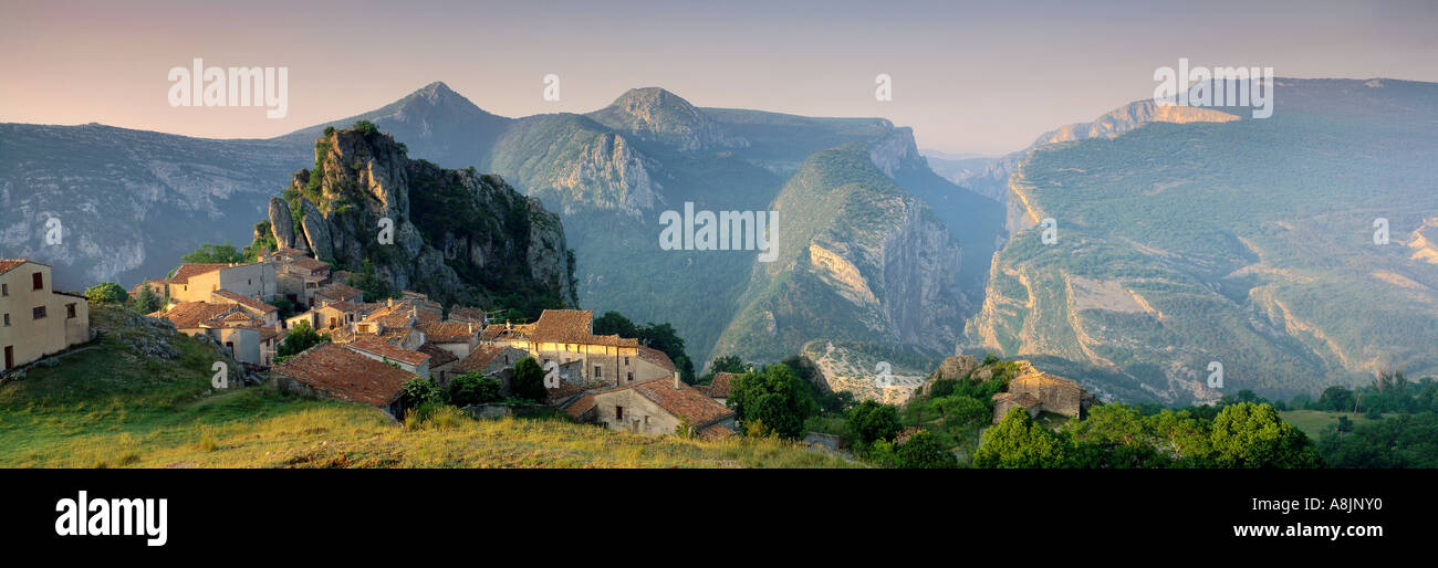 Rougon Gorge du Verdon Provence France Stock Photo - Alamy