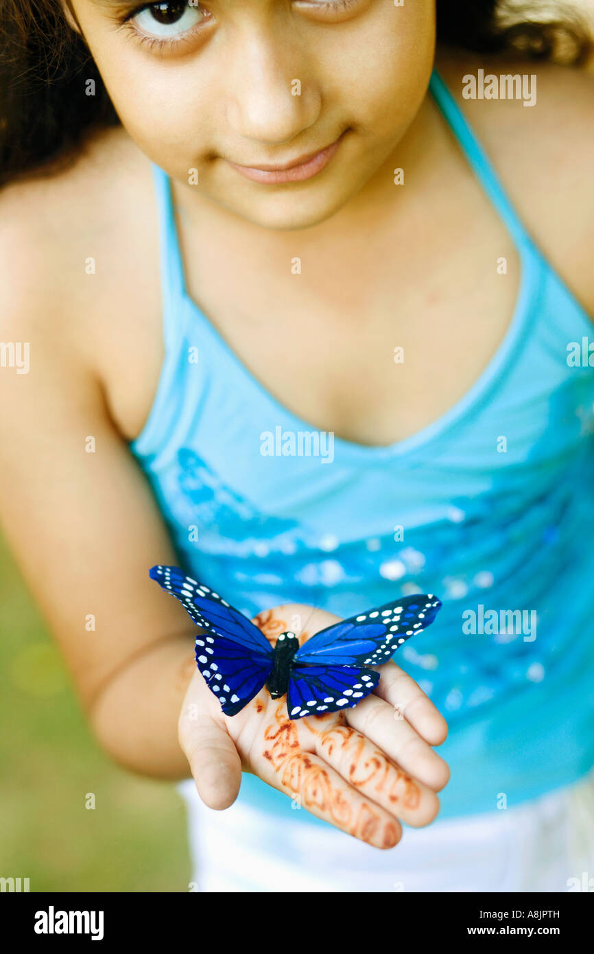 Excited child holding insect hi-res stock photography and images - Alamy