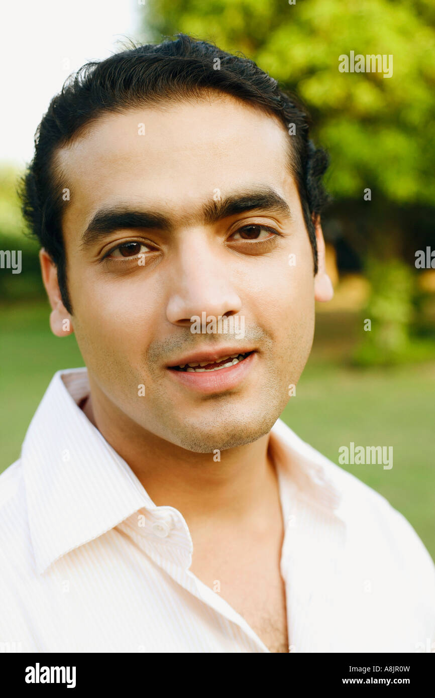 Portrait of a young man Stock Photo - Alamy