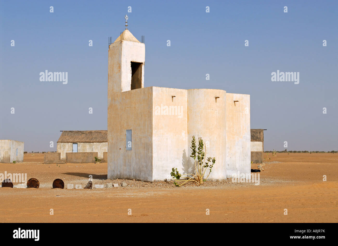 Typical mosque Mauritania Stock Photo - Alamy