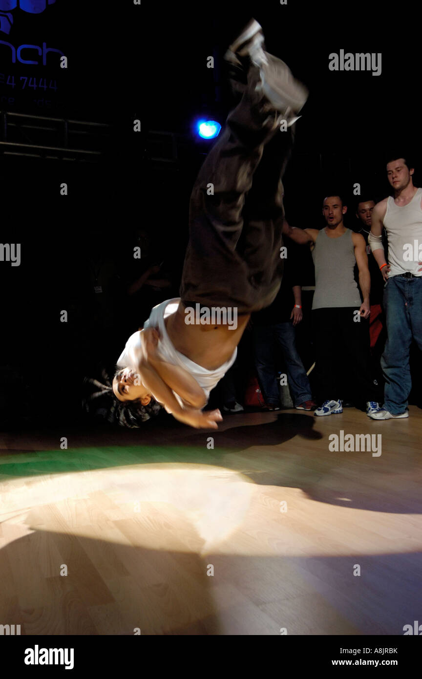 break dancers and body poppers Stock Photo - Alamy