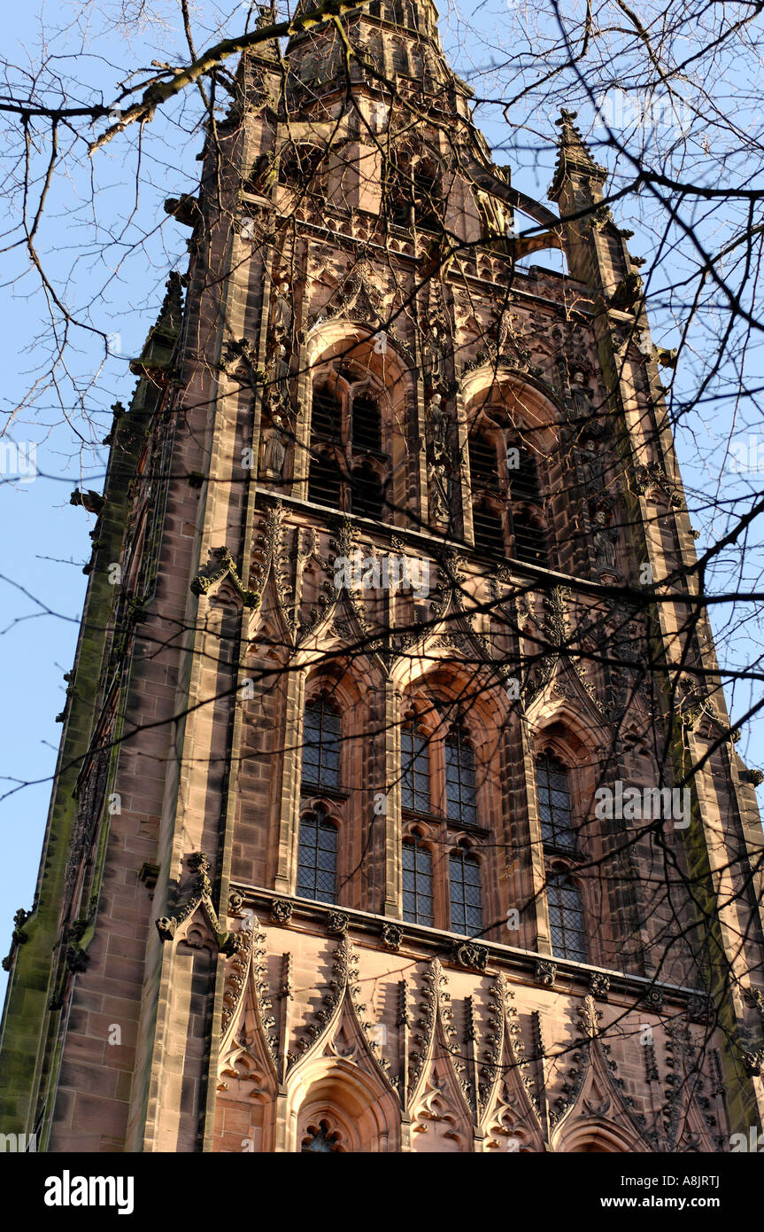 The old tower of ruined coventry Catherderal Stock Photo - Alamy