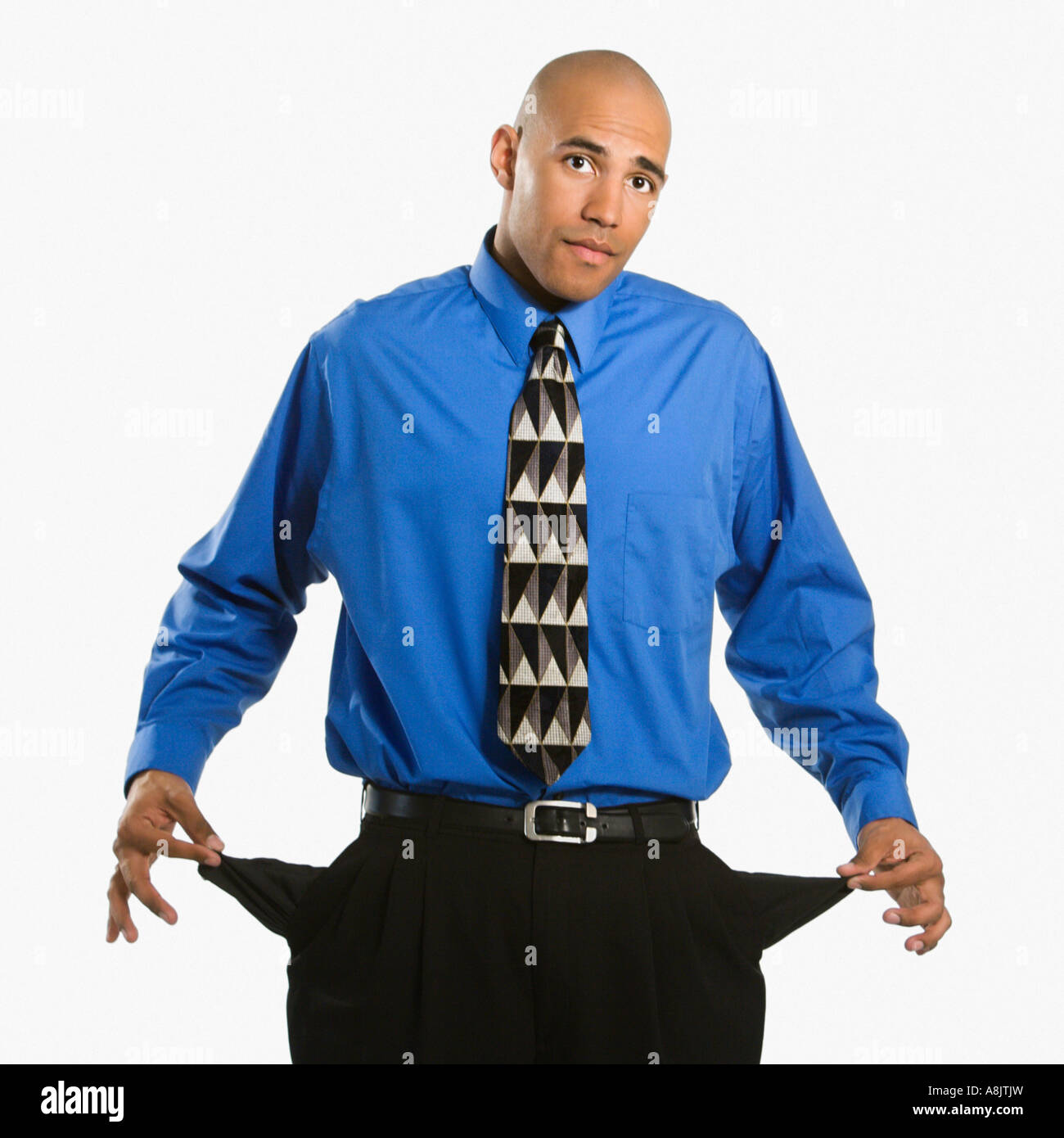 Black Man Empty Pockets