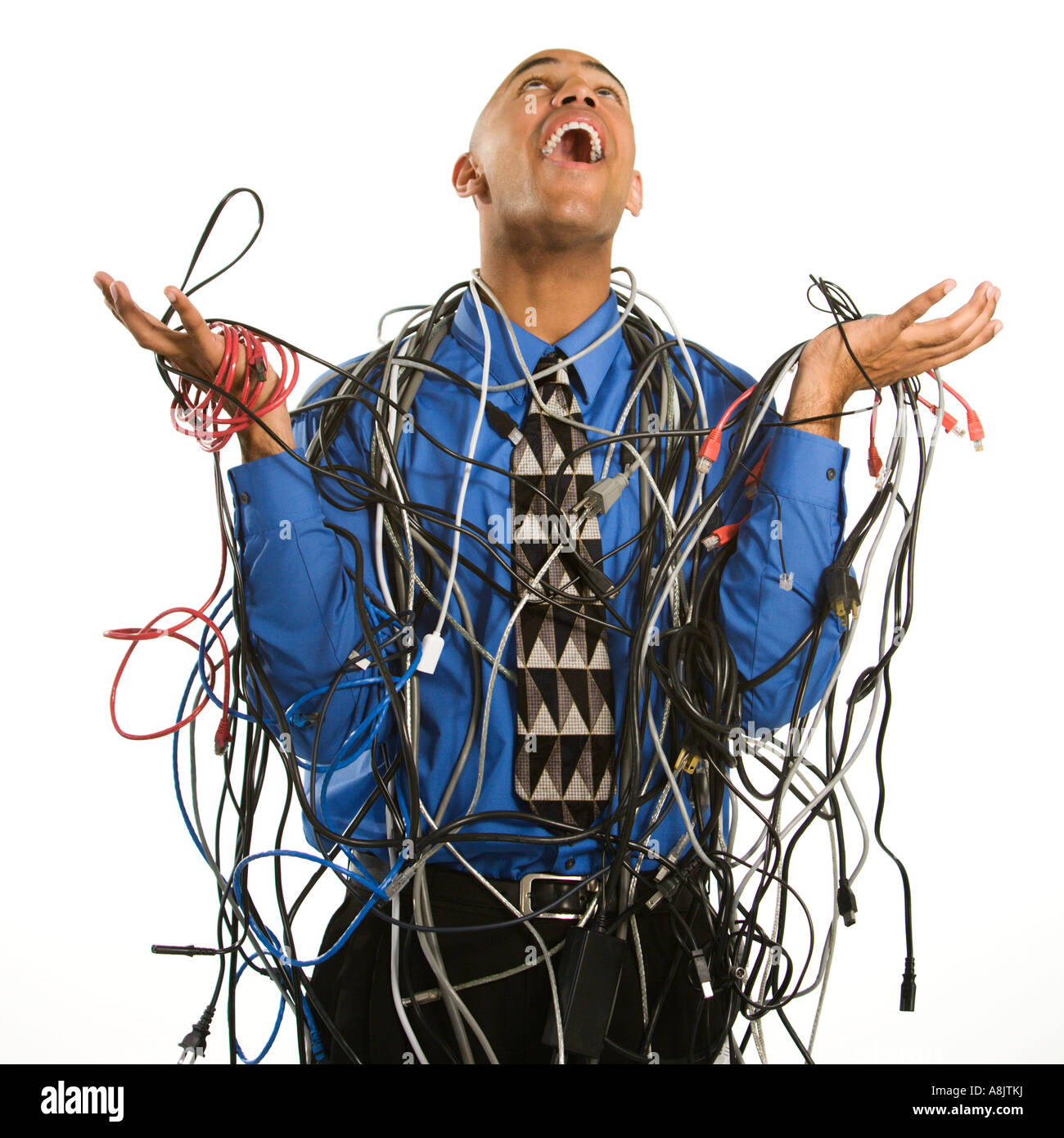 Image confused african young man hi-res stock photography and images ...