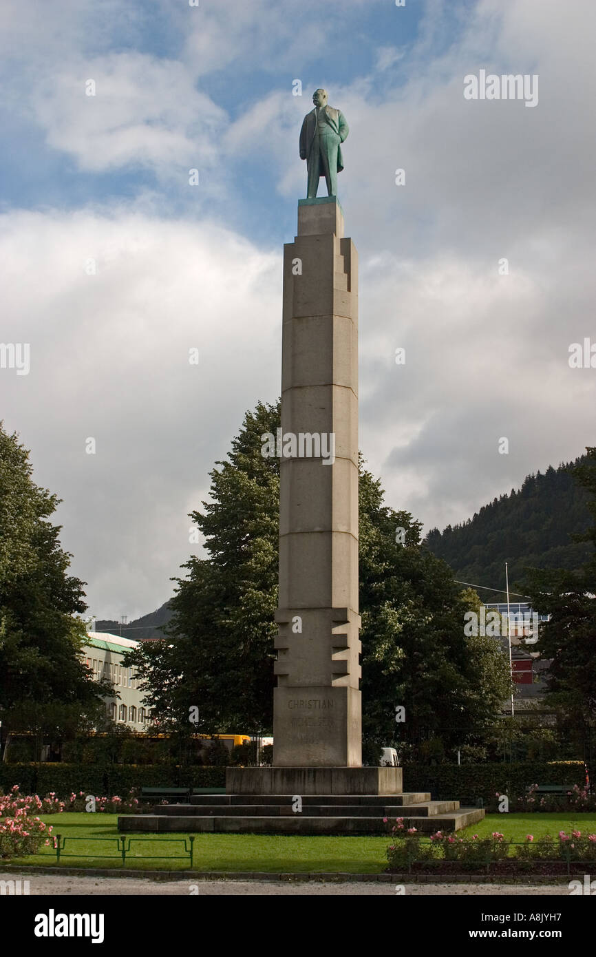 Christian michelsen statue bergen hi-res stock photography and images ...
