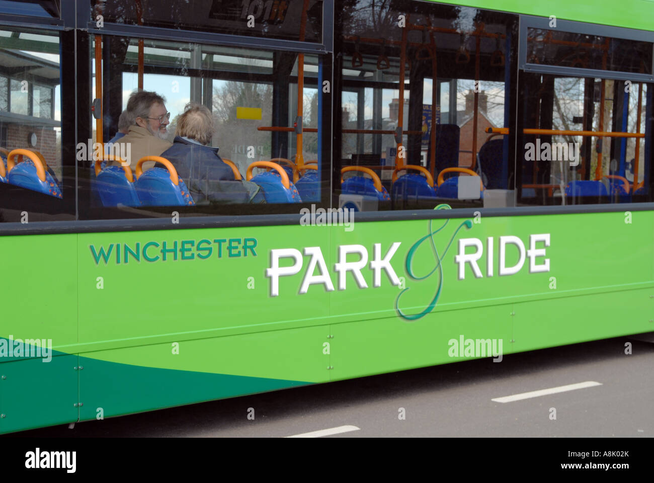 UK Park and Ride car park in Winchester Hampshire Photo Julio Etchart ...