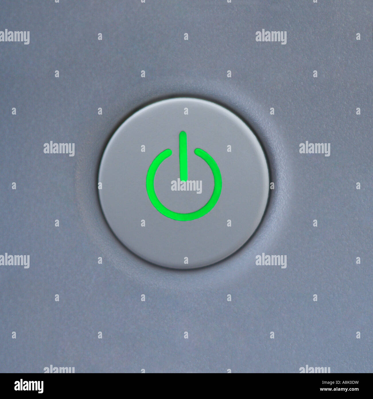 Close up of power symbol on power button on computer Stock Photo - Alamy