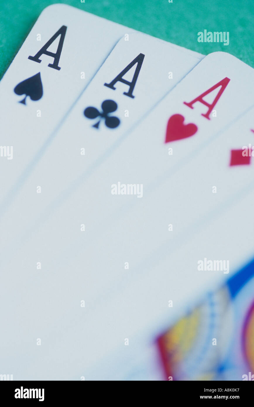 Quad aces hi-res stock photography and images - Alamy