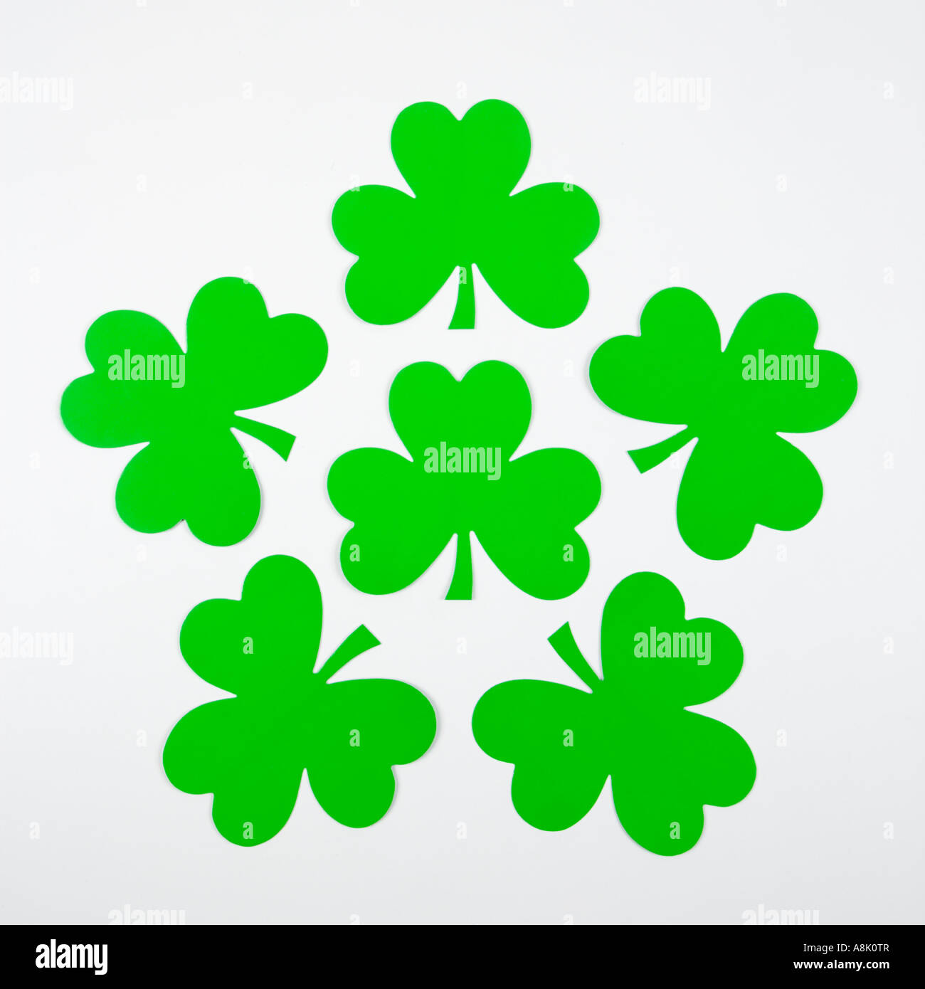 Shamrocks cutout hi-res stock photography and images - Alamy
