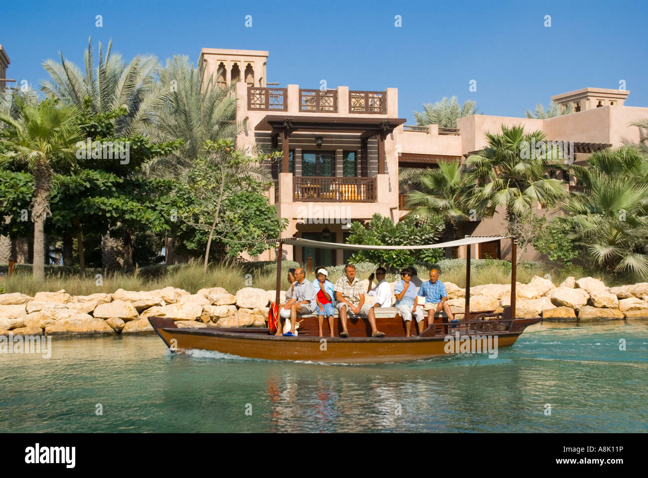Middle east uae united arab emirates Dubai Mina a salam daytime Stock ...